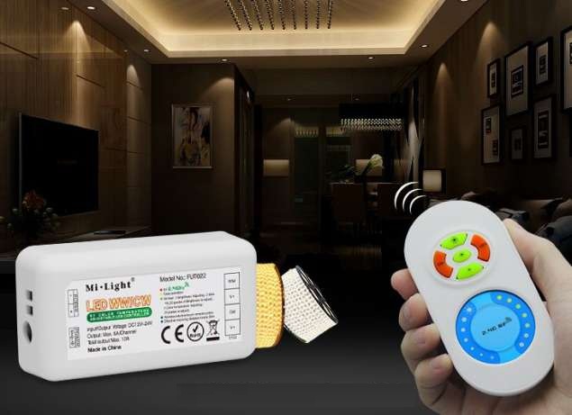 RLC022-CWW пульт керування + контролер (комп.1зона) Mi-Light купити в ...