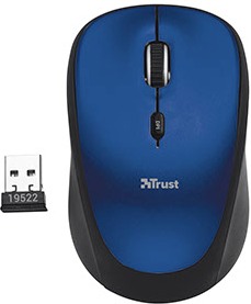 Мышь Trust Yvi Wireless Mini Mouse Blue купить в Киеве и Украине, цены ...